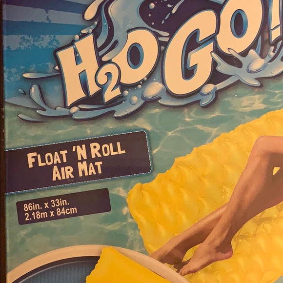 H2O go | Other | H2o Go Float N Roll Air Mat Yellow New Never Open ...